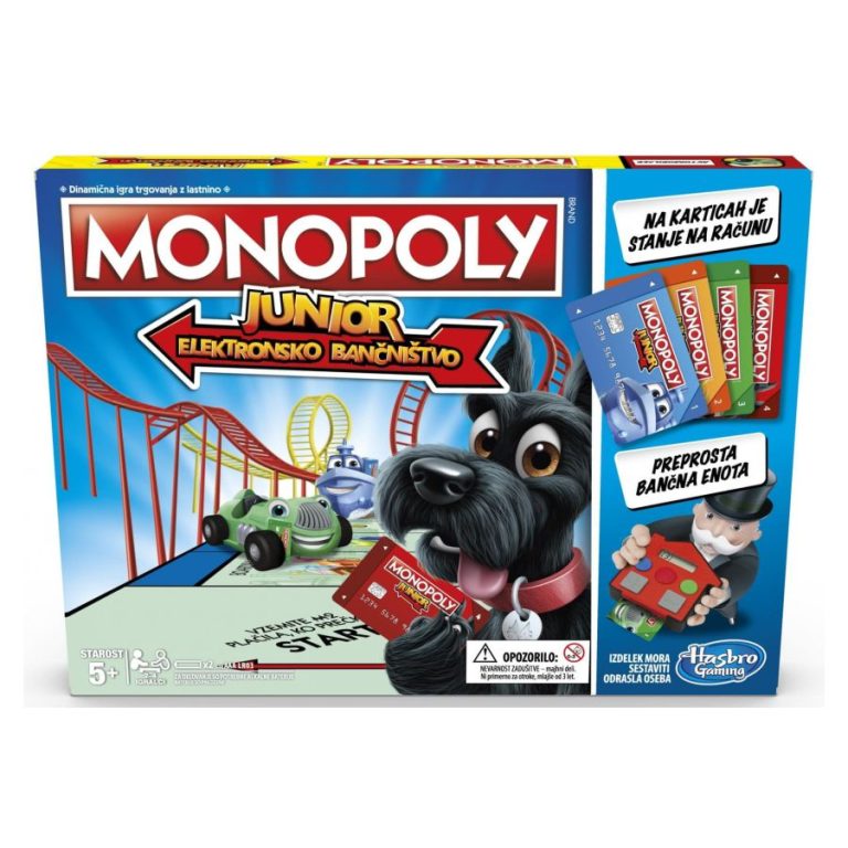 Monopoly Junior elektronsko bančništvo – Trgovina Casper